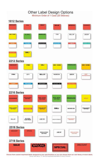 Other Label Options Archives - Contact Label Guns